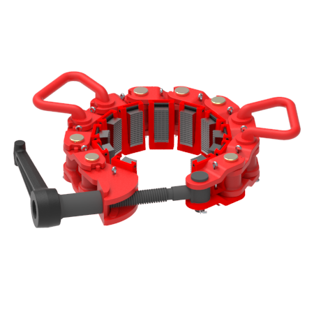 RMET 5 1/2" - 7" 9 DIE MP-R SAFETY CLAMP - Ramey Martin Energy Tools